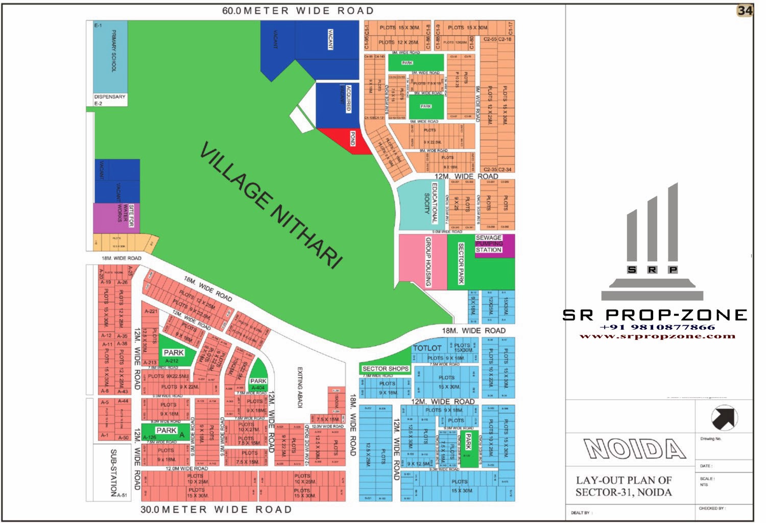 Layout Plan of Noida Sector-31 HD Map - Ecotech Industry [Industrial ...