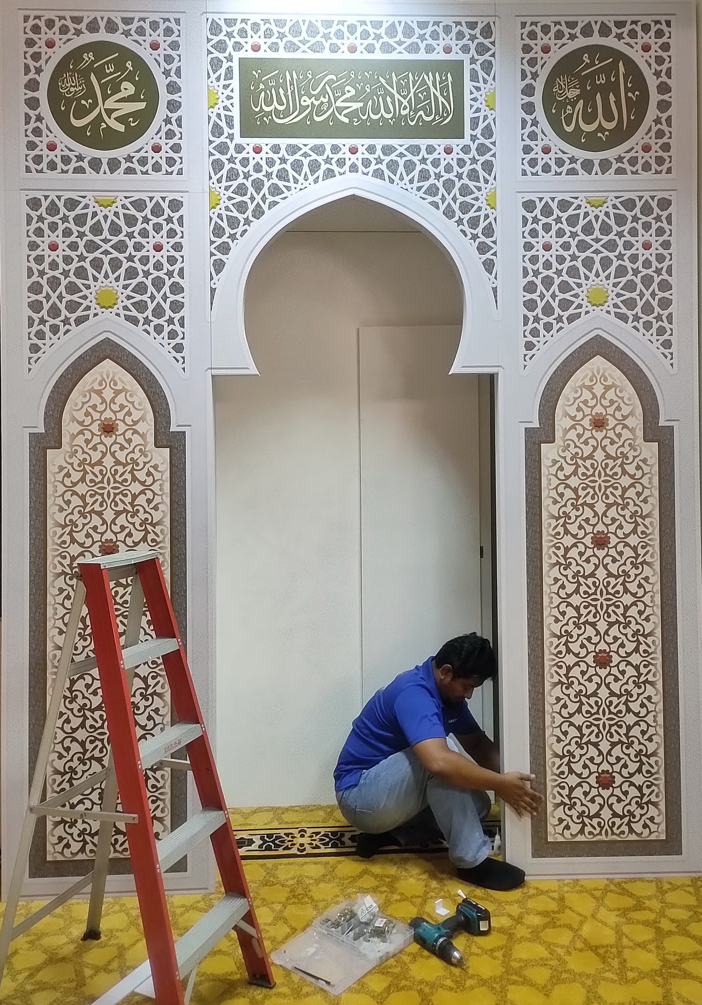 Hiasan Mihrab Masjid Surau: 2020