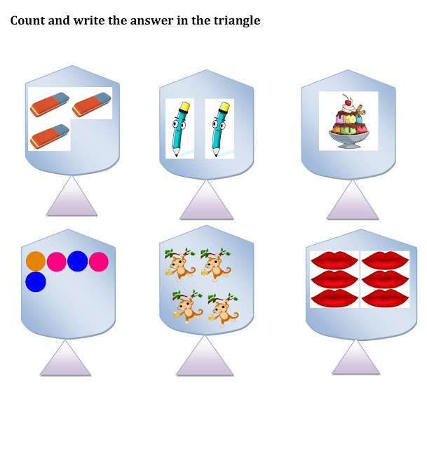 worksheets: Count And Write The Answer