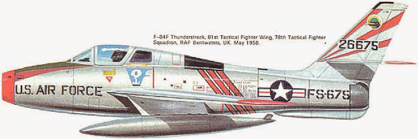 Blog de Aviones de Caza y Ataque: Republic F-84F Thunderstreak