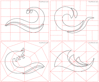 Four grid: Free printable Ocean grid line drawing worksheet/activity ...