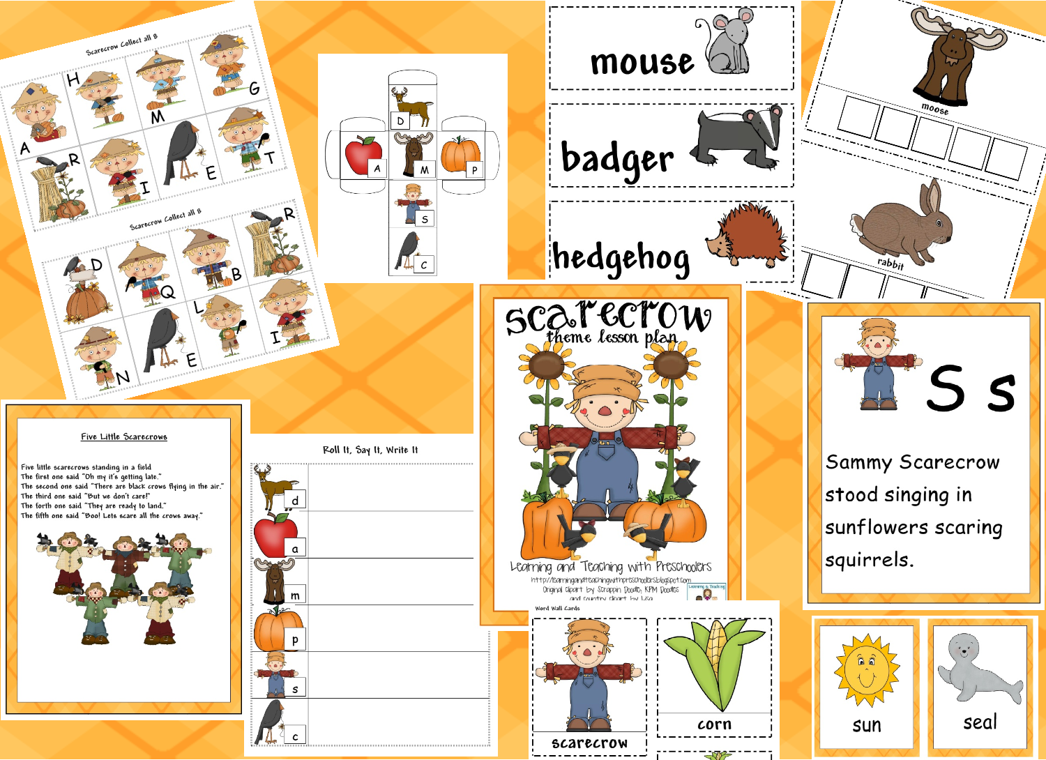 Learning and Teaching With Preschoolers: New Scarecrow Theme Lesson Plan