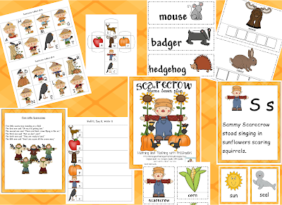 Learning and Teaching With Preschoolers: New Scarecrow Theme Lesson Plan