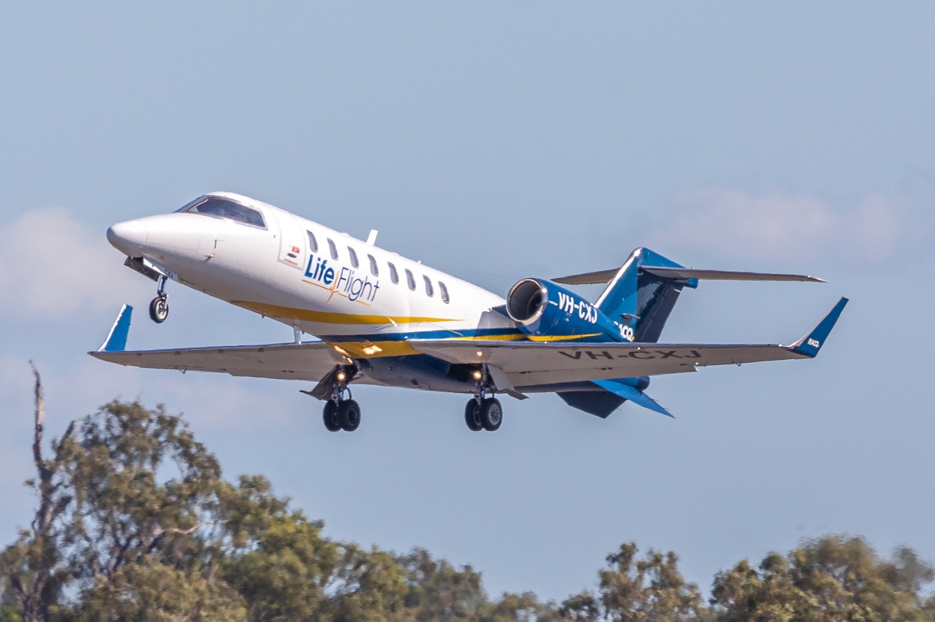 Central Queensland Plane Spotting: Both LifeFlight (Aeromed) LearJet 45 ...