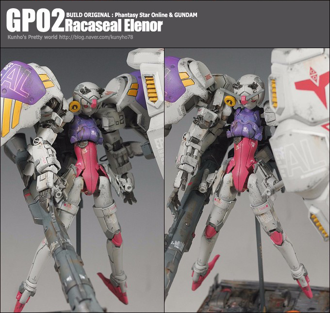 GUNDAM GUY: Gundam GP02 Physalis [Racaseal Elenor] - Custom Build