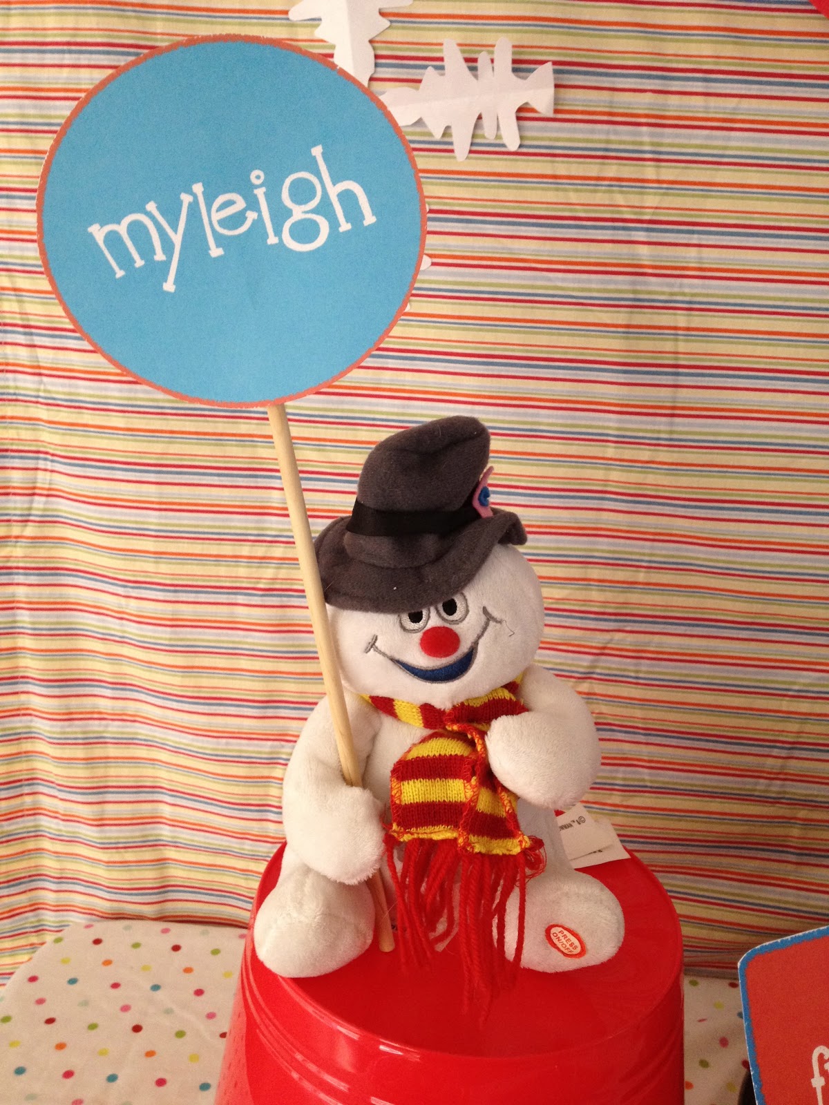 The Greatest of These is Love: Frosty the Snowman Birthday Party ...