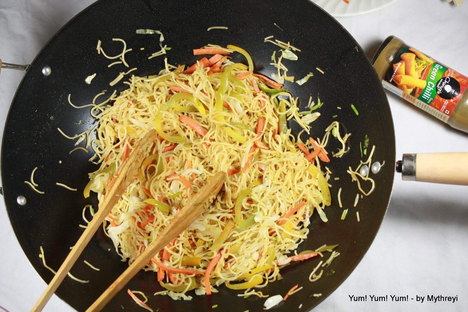 Chili Garlic Noodles Pinch Of Yum at Sherry Starks blog