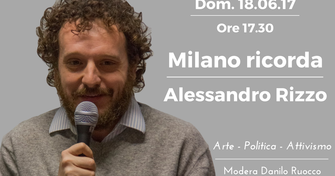 Milano ricorda Alessandro Rizzo