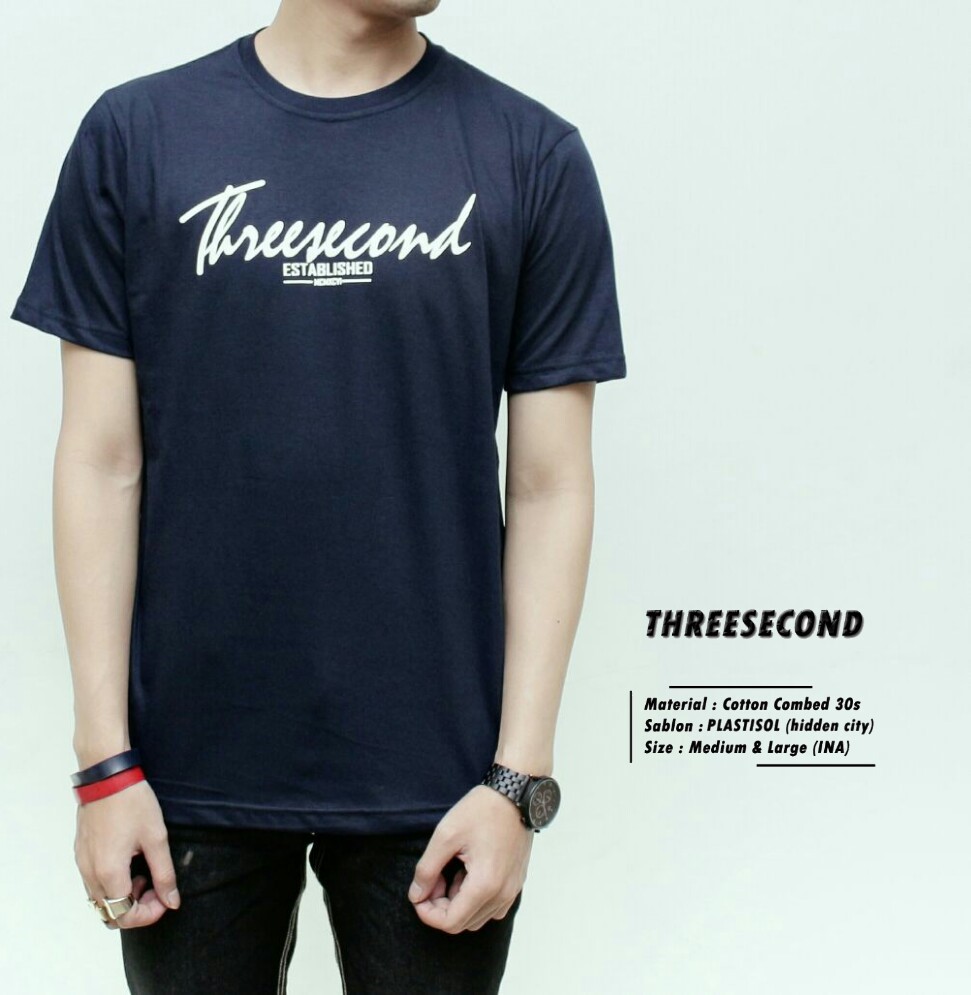 Kaos Distro 3 Second Bandung: Galeri Kaos 3Second Februari 2018