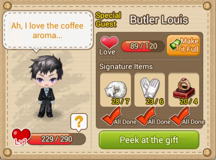 Butler Louis ~ LINE I Love Coffee