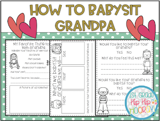 1st Grade Hip Hip Hooray!: September brings Grandparents Day! Face to ...