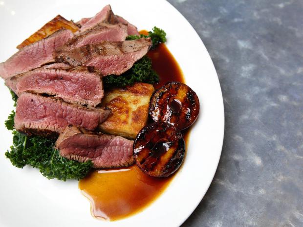 How to make venison with layered potato, kale and plum sauce - Healthy ...