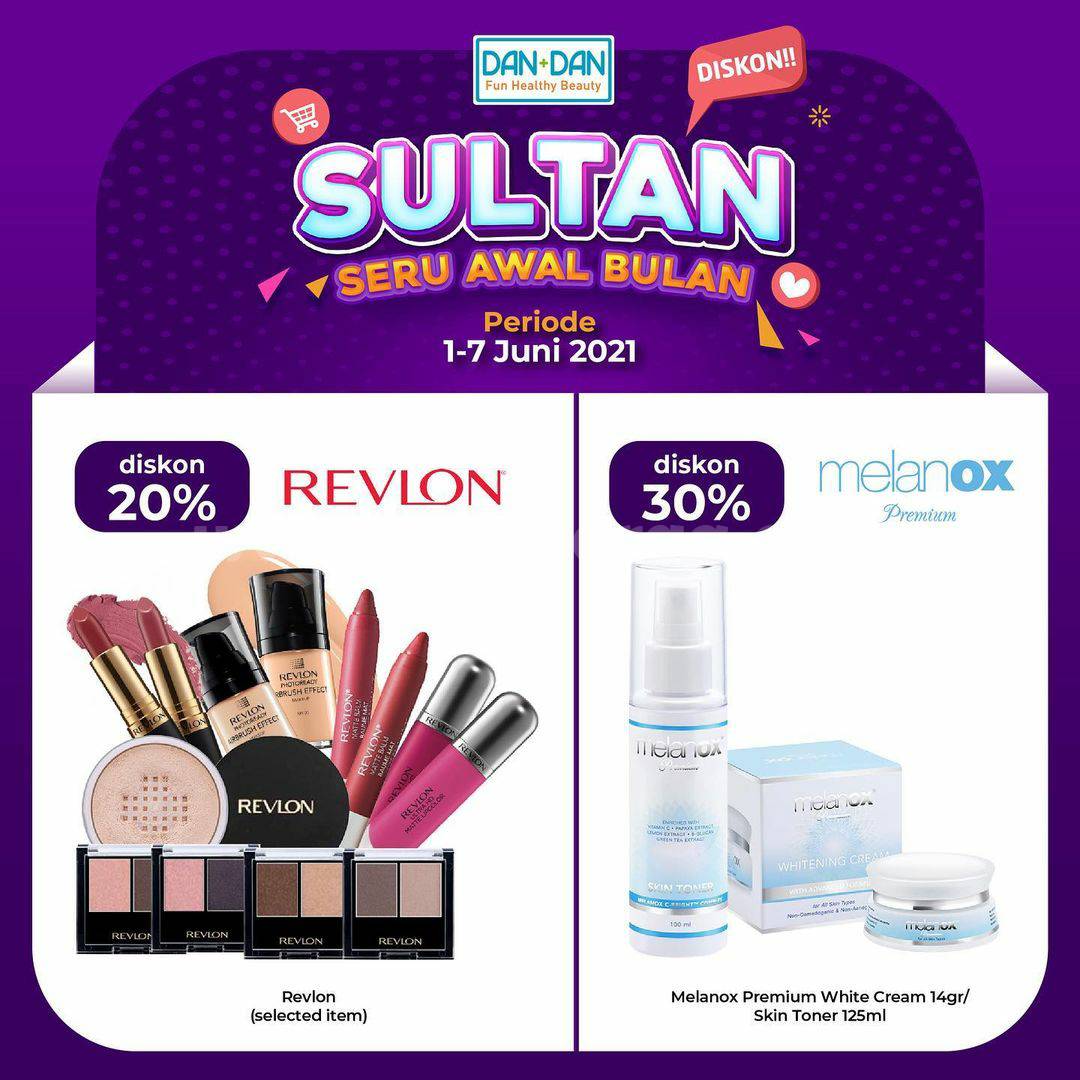 Promo DAN+DAN DISKON SULTAN SERU AWAL BULAN - scanharga