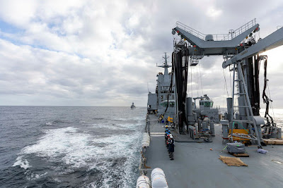 DEFENSE STUDIES: HMAS Supply Conducts First Replenishment at Sea