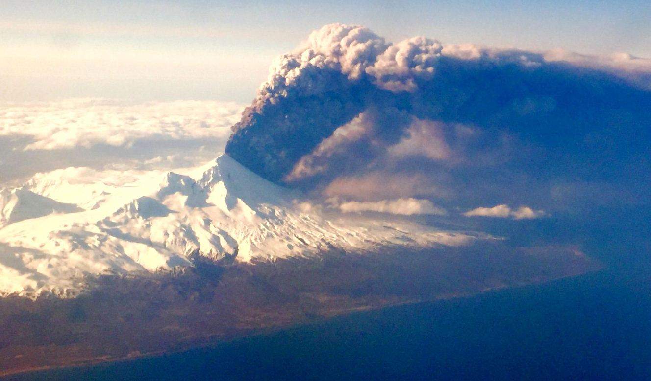 Alaska Volcano Eruption at Great Sitkin Island Sparks Red Warning ...
