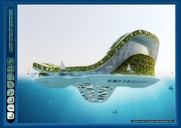 YENNENGEE: Lilypad: The eco-friendly floating city