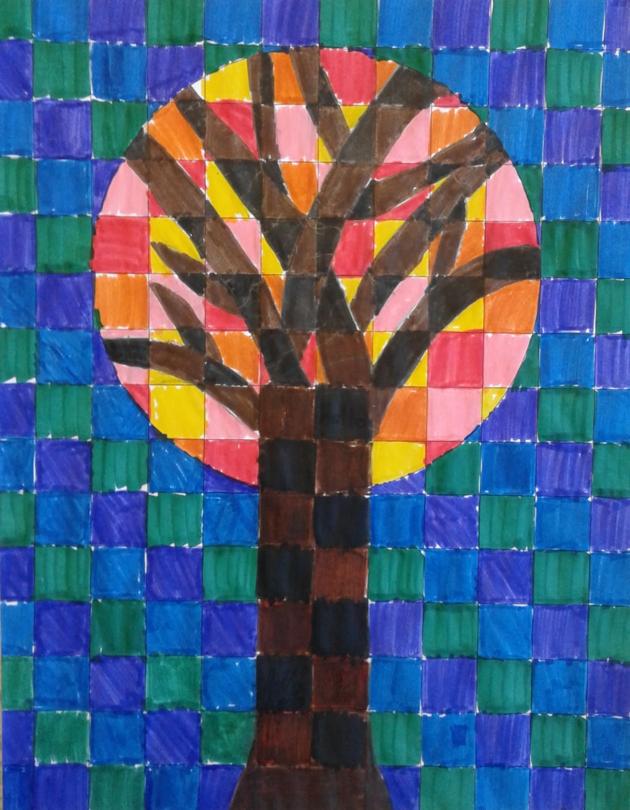 a faithful attempt: Circle Grid Tree