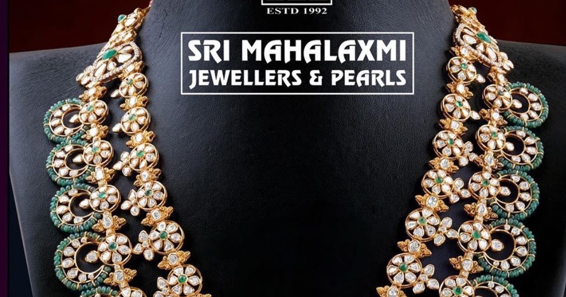 Chandbali Two layer Polki Long Chain - Jewellery Designs