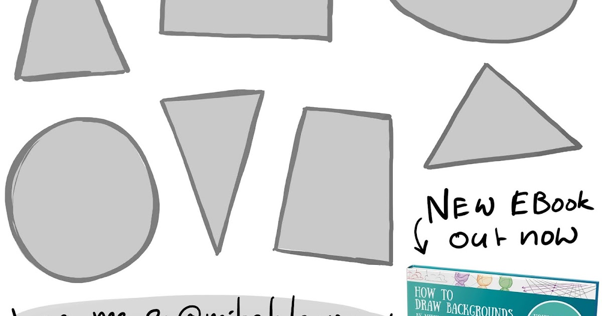 Learning drawing principles: shapes