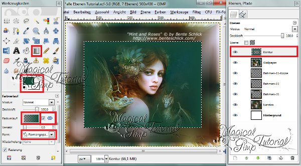 Magical Gimp-Tutorial: Gimp Tutorial "Fantasy"