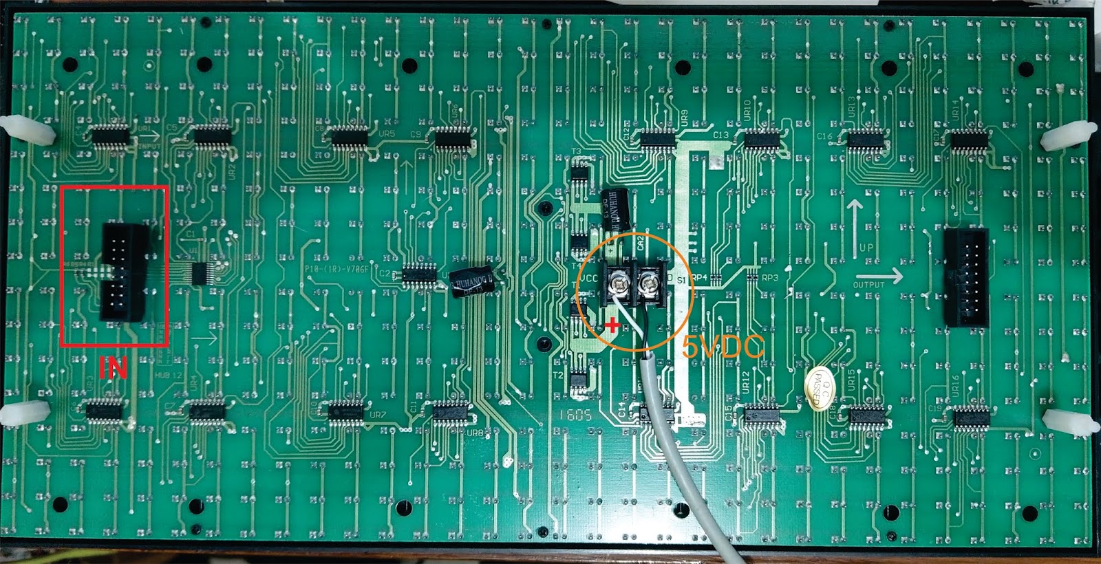 Antarmuka Nodemcu Dengan P10 Dot Matrix Displaydmd