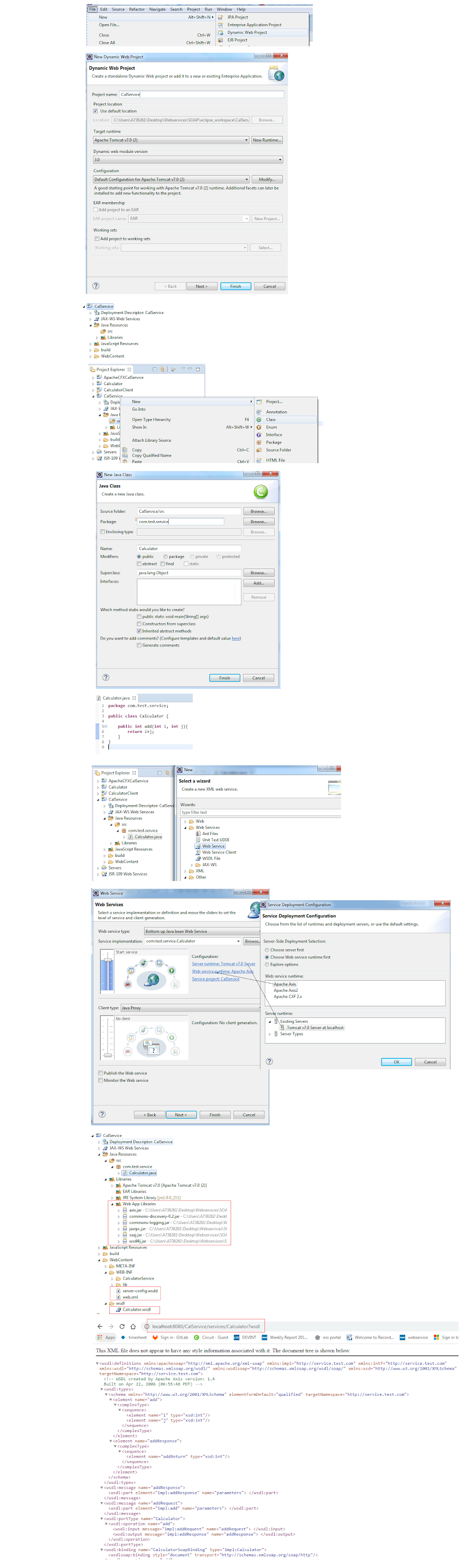 Think like a compiler.: 1.2 Web Services - JAX RPC API - AXIS1 ...
