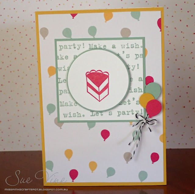 Party with Cake..... and a surprise!