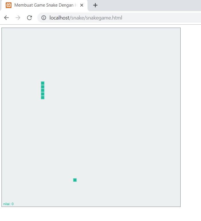 CARA MEMBUAT GAME SNAKE DI HTML