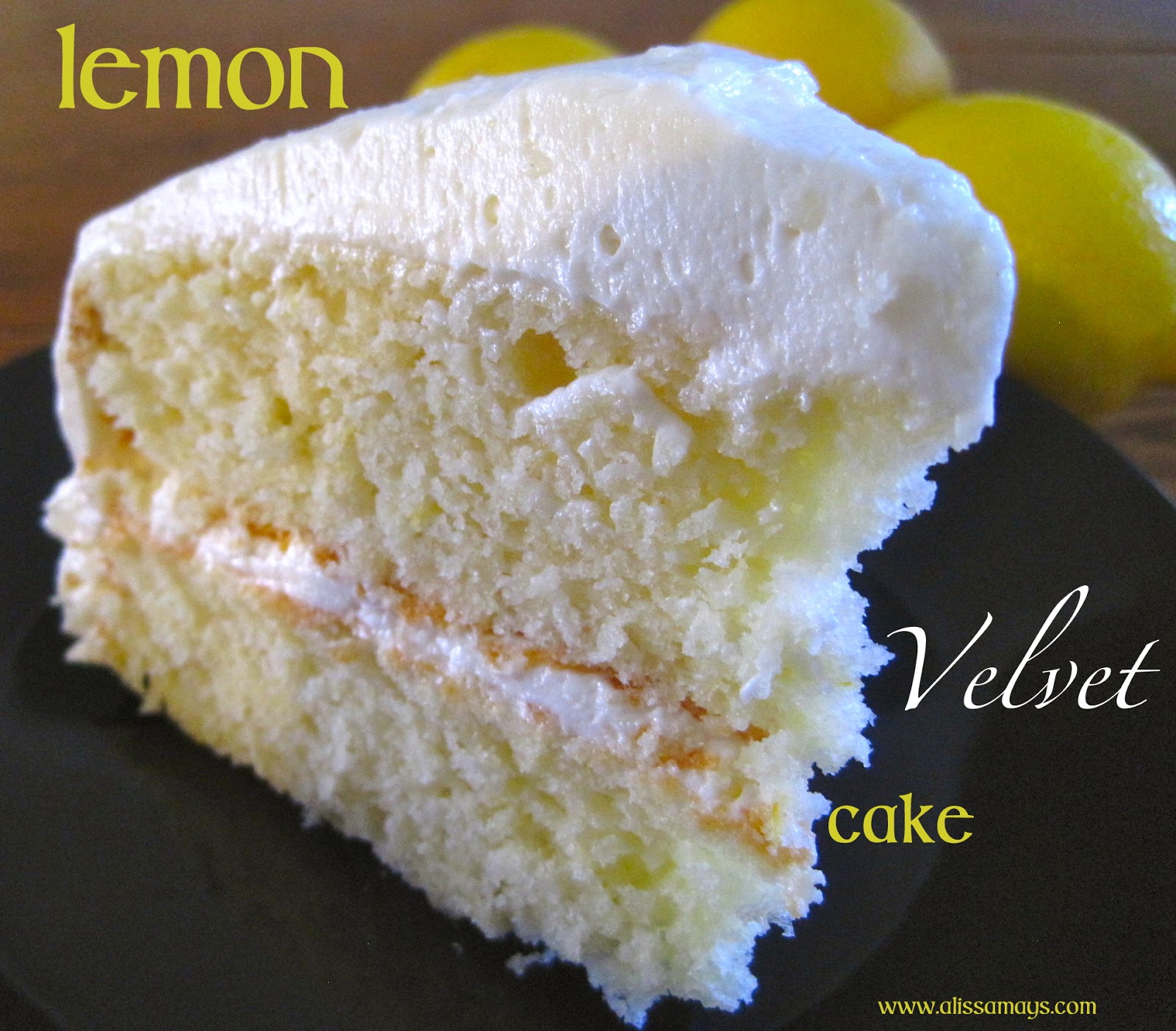 Alissamay's: Lemon Velvet Cake