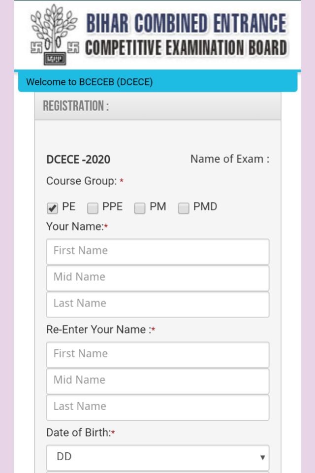 How to fill up Polytechnic Engineering entrance exam form | DCECE [PE ...