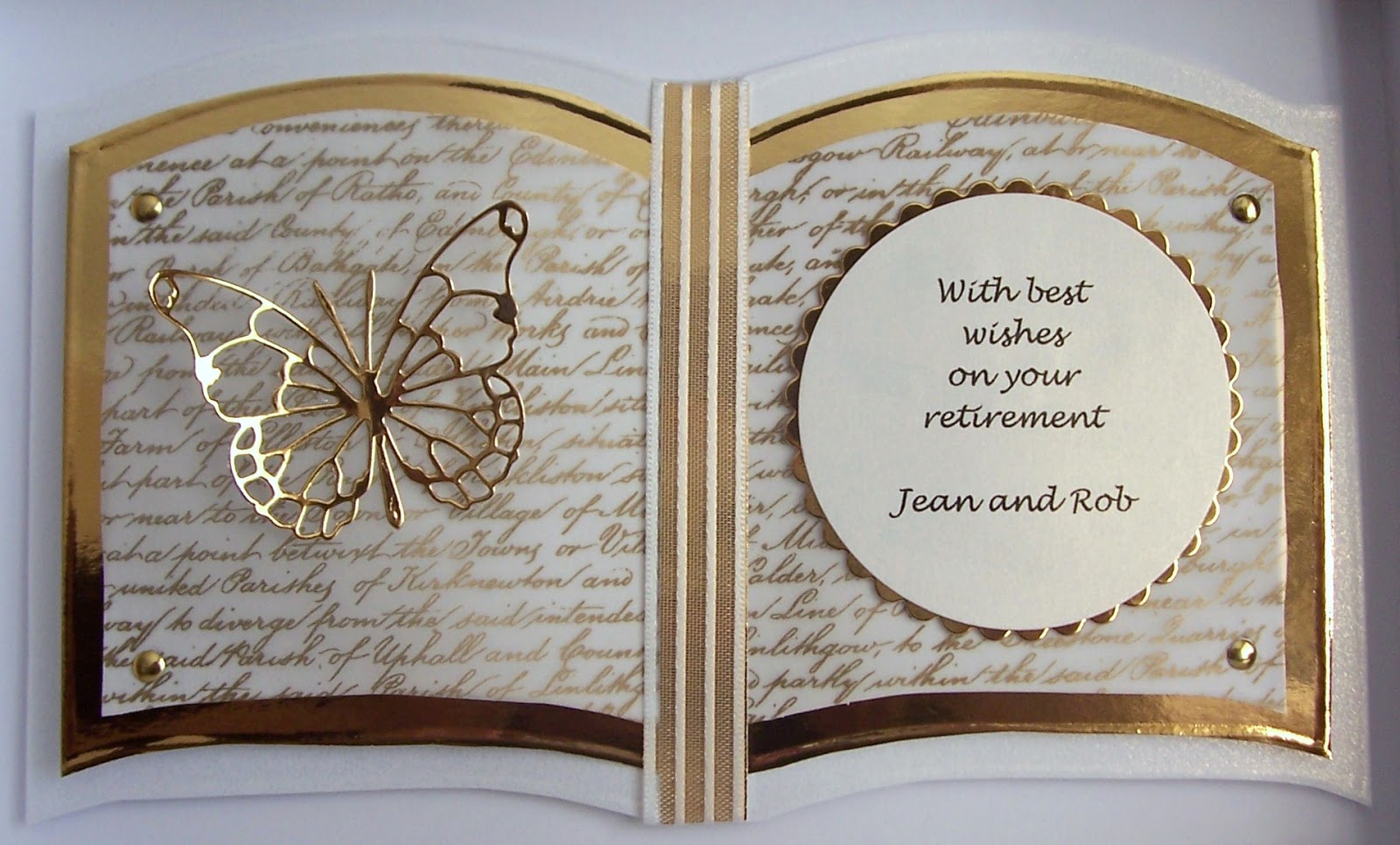 Made by Helen: Retirement Card