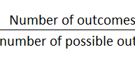 Maths Class 10 Chapter 15: Probability - Maths-Formula