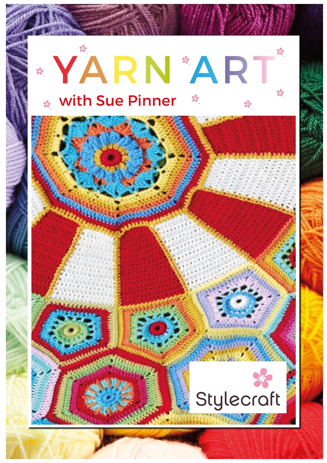 Susan Pinner: CAROUSEL CAL.. random dyed yarn COLOUR OPTIONS