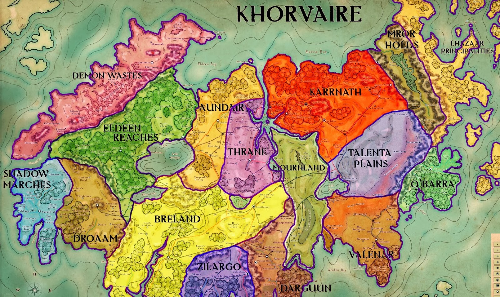 Eberron Brasil - O Cronista de Korramberg: As Nações de Khorvaire