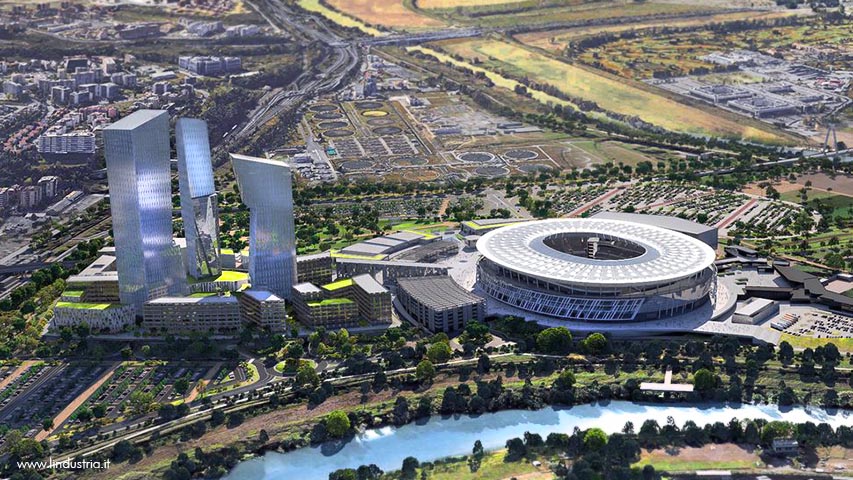 Roma | Tor di Valle - Le Tre Nuove Torri di Roma - Urbanfile