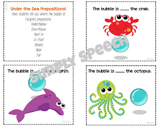 Under The Sea: A Thematic Unit {Giveaway!} | Simply Speech