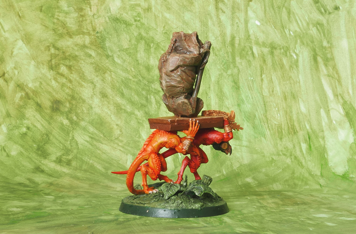 Hekatoncheires: AoS Relic Lizardmen Part 11: Slann Mage Priest complete