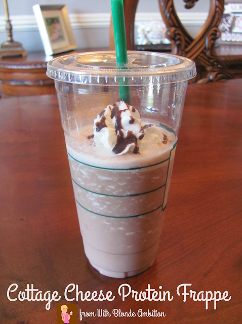 With Blonde Ambition: Cottage Cheese Protein Frappe