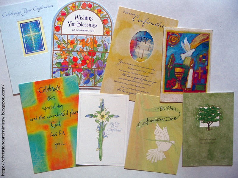 samples of confirmation cards | Christian Card Ministry