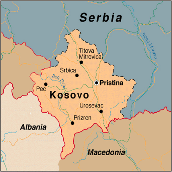 Harta Kosovo | Harta