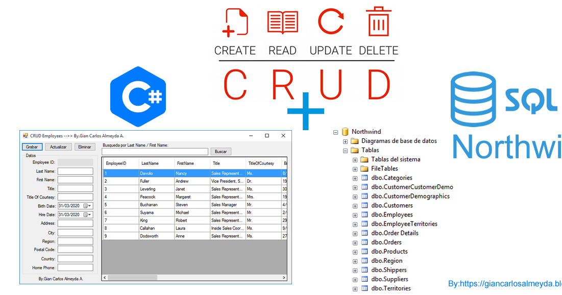 CRUD / C# -SQL Northwind - Programacion en N Capas CRUD / C# -SQL Northwind - Programacion en N Capas