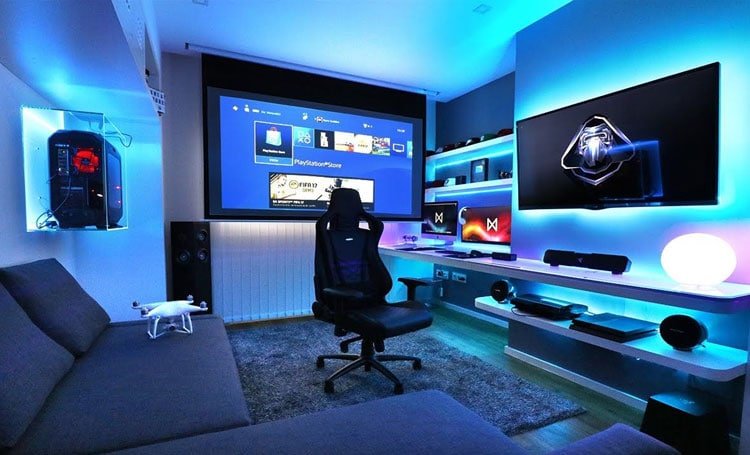 15 Idea Inspirasi Ruang Gaming Idaman Gamers Diluar Sana, Bestnya ...