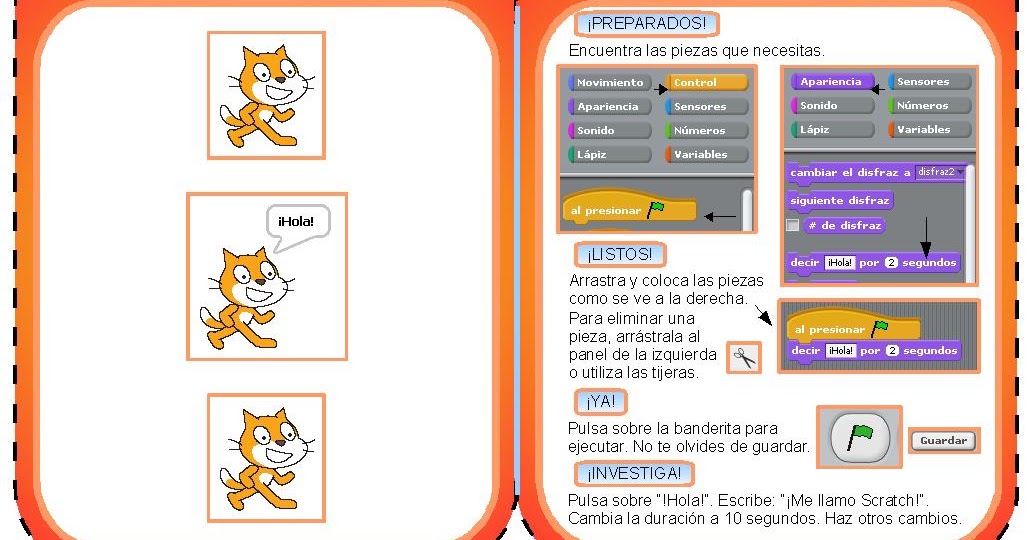 Segundo Grado: Actividad 1 con Scratch