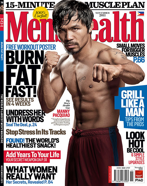 Turtz on the Go: Manny Pacquiao Covers Men's Health Magazine November ... Turtz on the Go: Manny Pacquiao Covers Men's Health Magazine November ...