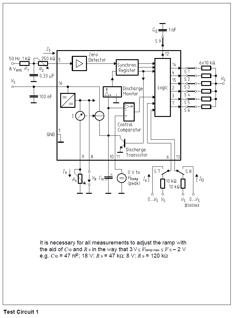 TCA 785 - Phase Control IC