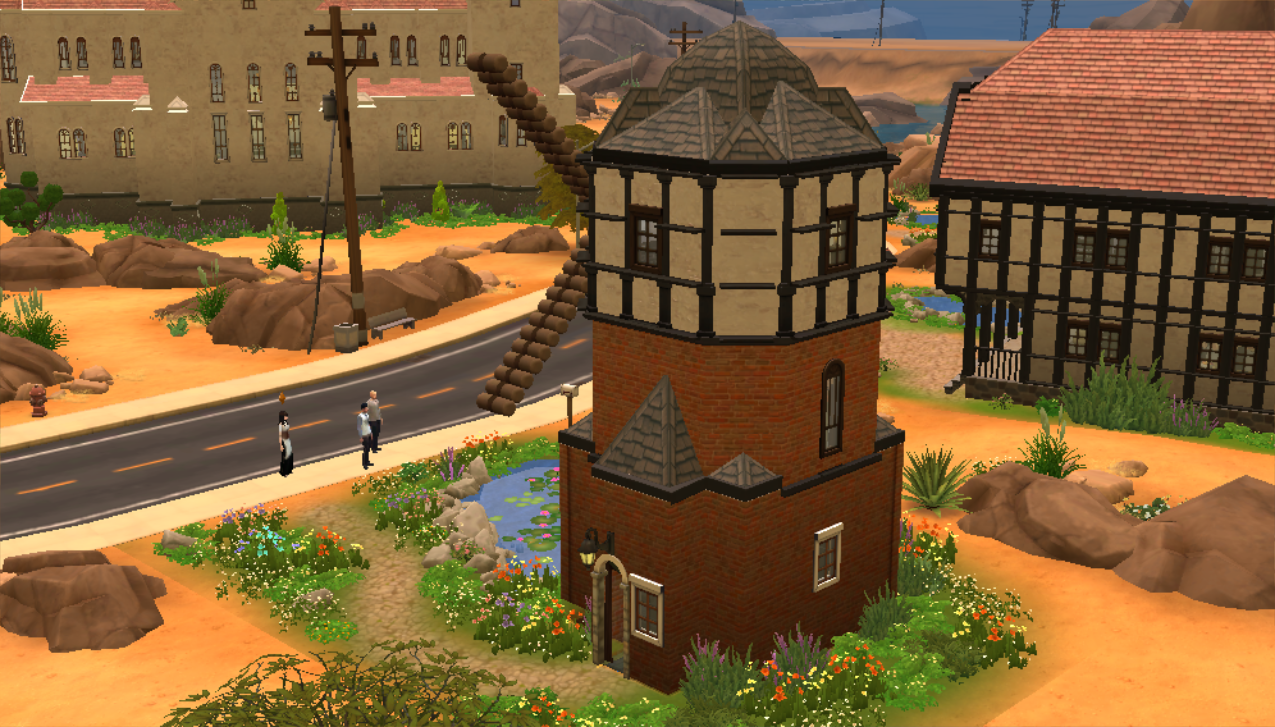 SimsDelsWorld: The Sims 4 : Medieval windmill