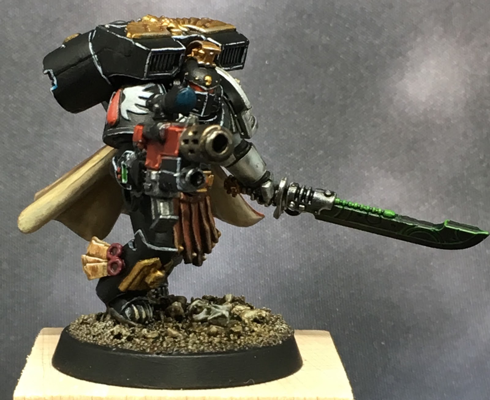 262nd Death Korps of Krieg: Deathwatch Watch Captain w/jump pack to DONE