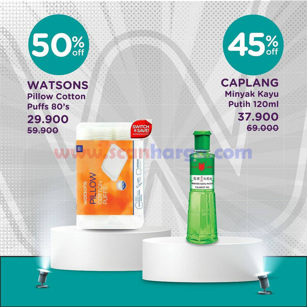 Promo Watsons PWP Purchase With Purchase Up To 50% Off - scanharga