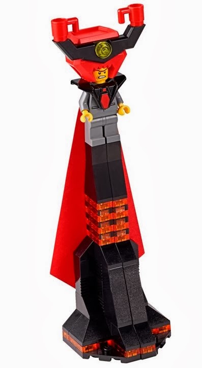 The Lego Movie President Lord Business Minifigure Red Cape Bricks | eBay