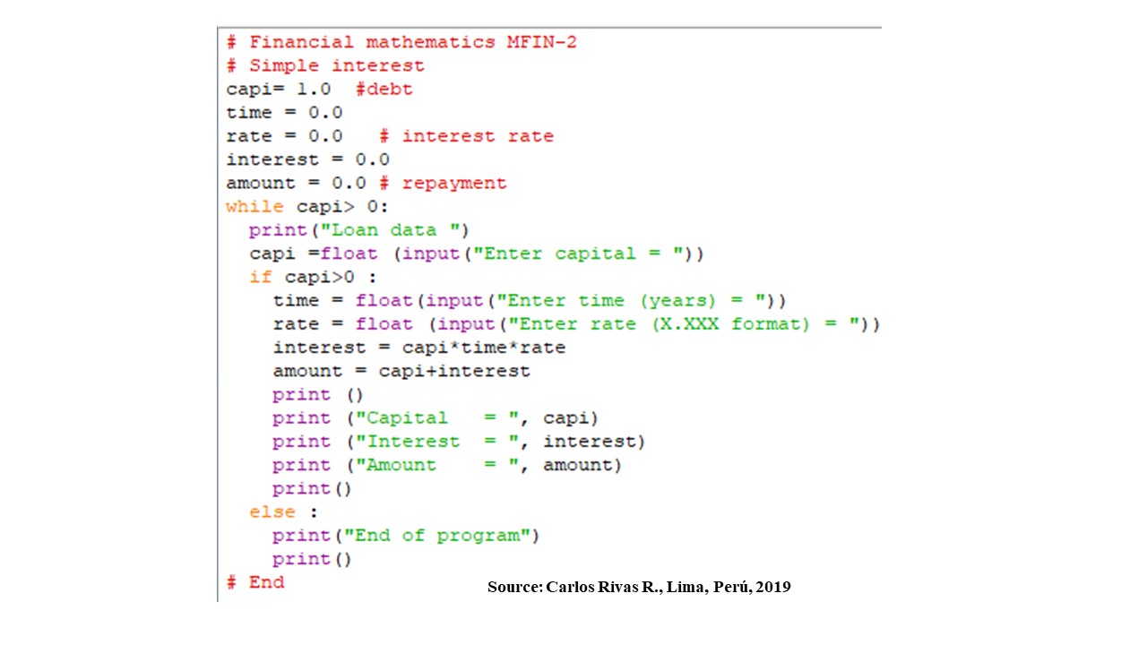 Minat Sederhana: Perhitungan dan Program dengan Python